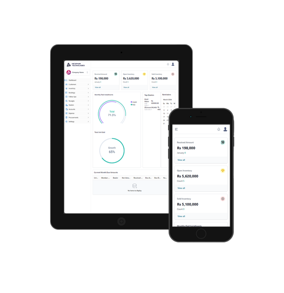 Housing Society ERP Software in Pakistan | Metaphor Technologies